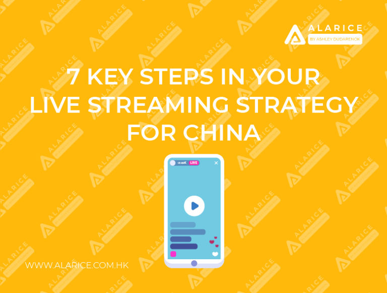 7 Key Steps in Your Live Streaming Marketing Strategy for China - Alarice